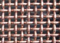 China Copper / Brass Crimped Wire Mesh Square Opening Acid Resistant For Cabinets for sale