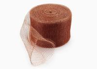 China Copper Knitted Wire Mesh 0.018-2.03mm Wire Diameter Non Flammable for sale