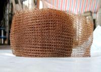 China Copper Knitted Wire Mesh 0.018-2.03mm Wire Diameter Non Flammable for sale