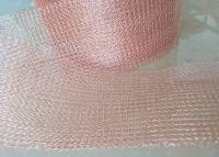 China Copper Knitted Wire Mesh 0.018-2.03mm Wire Diameter Non Flammable for sale