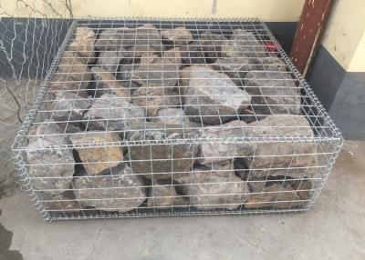 China Gabion 10 Gauge Welded Wire Mesh 2 X 2 Rectangle Hole PVC Coated for sale