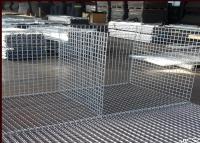 China Gabion 10 Gauge Welded Wire Mesh 2 X 2 Rectangle Hole PVC Coated for sale