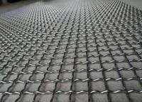 China 0.5-10mm Hot Dip Galvanized Wire Mesh , Stainless Steel Crimped Mesh For Protection for sale