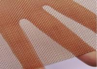 China Square Hole Brass Window Screen / 0.15-0.5mm Copper Insect Screen for sale