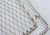 China Stainless Steel Knotted Rope Mesh , Architectural Woven Metal Mesh for sale
