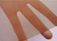 China Fine Copper Mesh Fabric  , 60 Mesh 80 Mesh Copper Shielding Mesh Wear Resistant for sale
