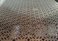 China Carbon Steel Perforated Metal Mesh Round Hole Punched Weave Style for sale