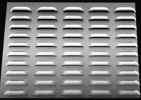 China Louver Hole Perforated Metal Sheet , Aluminum Perforated Metal Screen Sheet for sale