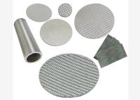 China Wear Resistance Stainless Steel Sintered Wire Mesh Filters ISO9001 Approved for sale