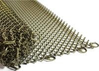 China 1.5mm Architectural Metal Mesh Acid Resistant Fireplace Mesh Screen Curtain for sale