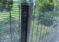 China Rectangle Hole 358 Security Welded Mesh / 358 Anti Climb Fence for sale