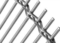 China 10m Woven Architectural Metal Mesh  / Decorative Mesh Curtain For Construction for sale