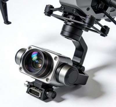 China 130MP Drone Gimbal Camera 900-1700nm Spectral Range ±85° Roll 30X Zoom InGaAs Detector for sale