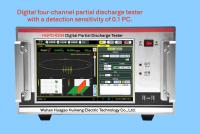 China Digital Partial Discharge Detector with 4 Channel Measurement, IEC 60270 Compliance, and High Sensitivity <1pC for High Voltage Testing for sale