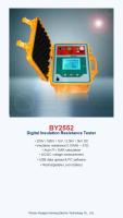 China BY2552 Digital Insulation Resistance Tester for sale