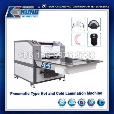 China KINGKUNG KK-SP1901 Pneumatic Lamination Machine | 1,200 Pairs/Day Capacity | Hot & Cold Processing for sale