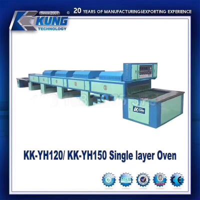 China Electric Durable EVA Shoes Injection Machine Single Layer Belt Conveyor Oven 11000mm 16KW for sale