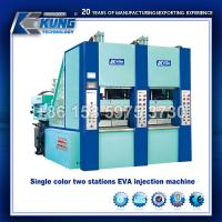 China Single Color 2 Stations EVA Injection Machine with 180,000 kgf Clamping Force and 8.04 kW Heating Power for Slipper Production for sale