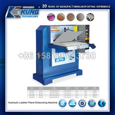 China 120 Ton Hydraulic Plane Cutting Machine with Rustproof & Abrasion Resistant Construction for Leather Embossing for sale