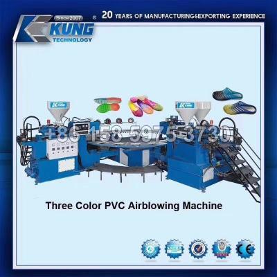 China Multicolor PVC Sports Shoe Making Machine Model KK-01 with 5000 Pairs/Year Production Capacity for sale