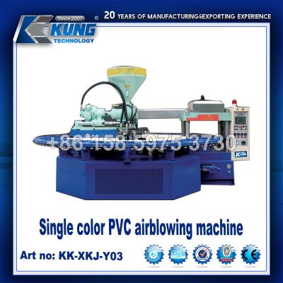 China Single Color PVC Airblowing Slipper Making Machine 30.36KW 600x300x280mm Mold Space 2500 Pairs/Day for sale