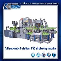 China CE Automatic PVC Air Blow Machine D70 Screw 1450cm3 Injection Volume Rustproof Plastic Molding for sale