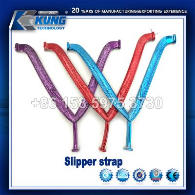 China PVC Safety Shoes Upper Slipper Strap Multicolor Antiwear Shoe Accessories 2cm Width for sale