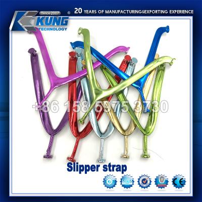 China Waterproof PVC Slipper Straps Anti Abrasion Beach Flip Flops Custom Size 10mm for sale