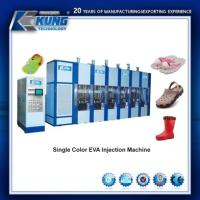 China Automatic EVA Shoes Injection Machine KK-EK3-8E2 | 8-Station Single Color System | 10 Sets/Month Capacity for sale