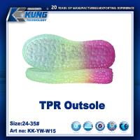 China Odorless Nontoxic TPR Outer Sole - Anti-Abrasion Rubber TPR Outsole for Footwear for sale