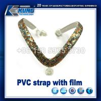 China Multicolor PVC Slipper Straps - High Quality Decorative Film with Multiple Color Options for Footwear Manufacturing for sale