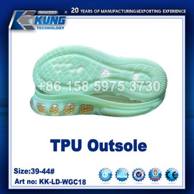 China Nontoxic TPU Rubberized EVA Sole Waterproof Rubber Traction Outsole 2 Color Options for sale