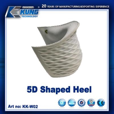 China 5D Shaped Running Shoe Heel Decorations - Custom Plastic Shoe Ornaments with 1 Piece MOQ for sale