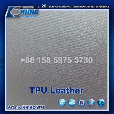 China Embossed Printed TPU Synthetic Leather Material 0.6-3.0mm Thickness 1.37/1.40m Width for Shoe Making for sale