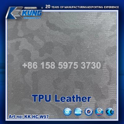 China TPU Crocodile Embossed Leather Material 1.37-1.40m Width 0.6-3.0mm Thickness for Bags Furniture Shoes for sale