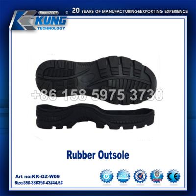 China Lightweight EVA Rubber Sole Black Outsole Slip Resistant for Durable Shoes 40-45 for sale