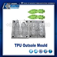 China TPR Outsole Shoe Mold for PVC Injection Machines - Steel/Aluminum CNC, 1-3 Color Options for sale