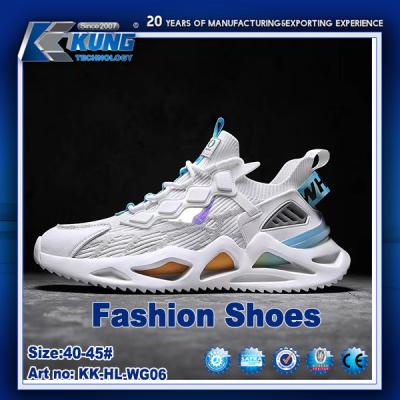 China KPU Rubber Sole Sport Shoes for Men - Size 34-45 with Luminous Effect and OEM Customization for sale