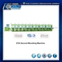 China Full-Automatic Rotary Three-Color Plastic Shoelace Injection Moulding Machine HJ-XD306B with 260mm Injection Capacity and 200-500 Pairs/Hour Output for sale