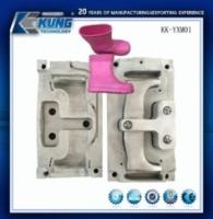 China Aluminium Outsole EVA Rain Boot Mould 405-600mm x 240-580mm for Injection Machines | 30-250kg Weight for sale
