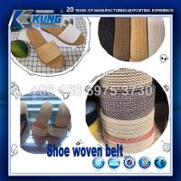 China Women's Rubber Shoe Uppers with Woven Belt Design - Multiple Colors Available for Custom Footwear Manufacturing for sale