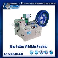 China Full Automatic Shoe Making Machine Strap Cutting with Hole Punching 455mm for sale
