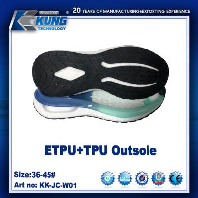 China Waterproof TPU EVA Outsole Mould Nontoxic Rubber Traction Outsole Size 36-45 for sale