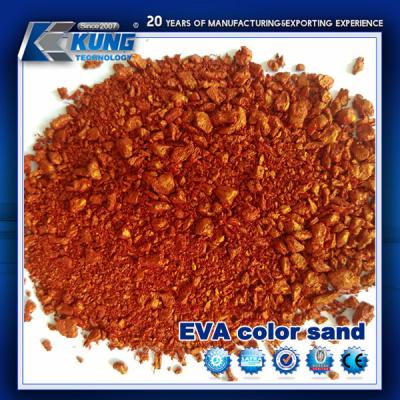 China High Concentration High Temperature EVA Color Sand for Shoe Making Materials 80-120 Mesh for sale