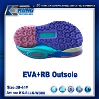 China EVA RB Sneaker Outsole 39-44 Size High Elastic Non Slip Custom Logo for sale