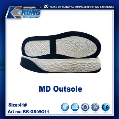 China Custom MD Sneaker Outsole Non Slip High Elastic 41 45 Size with Customized Logo Printing for sale