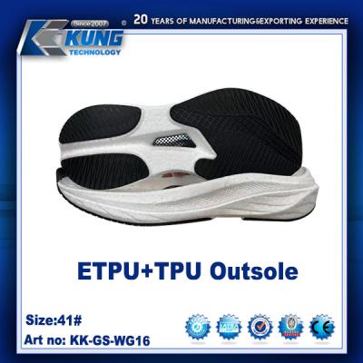 China Nontoxic TPU Rubberized EVA Sole Waterproof Rubber Traction Sneaker Outsole Size 39-44 for sale