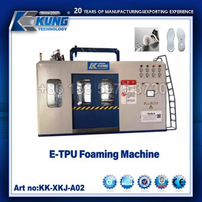 China Automatic E-TPU Foaming Machine for Shoe Manufacturing | 380V Industrial Molding Equipment with 50kg Capacity for sale
