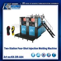 China Automatic Four Shot Two Station Shoe Injection Molding Machine for Multi-Material Footwear Production for sale