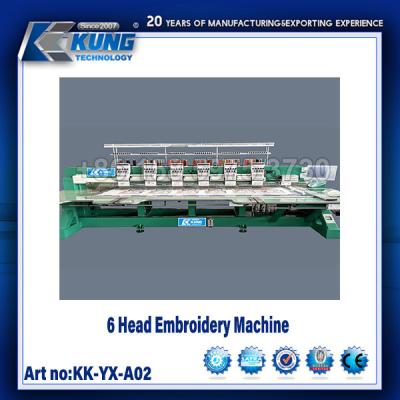 China 6 Head Embroidery Machine 1000rpm Shoe Making Equipment for Industrial Use for sale